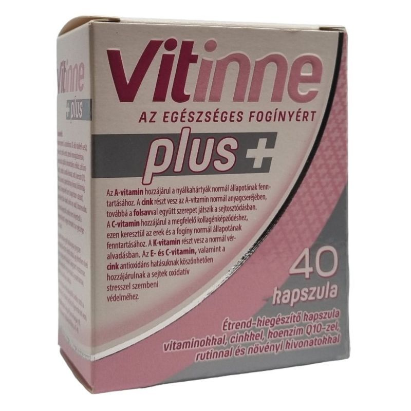 4755 Ft - Vitinne Plus + kapszula 40db - EgészségPláza Budapest