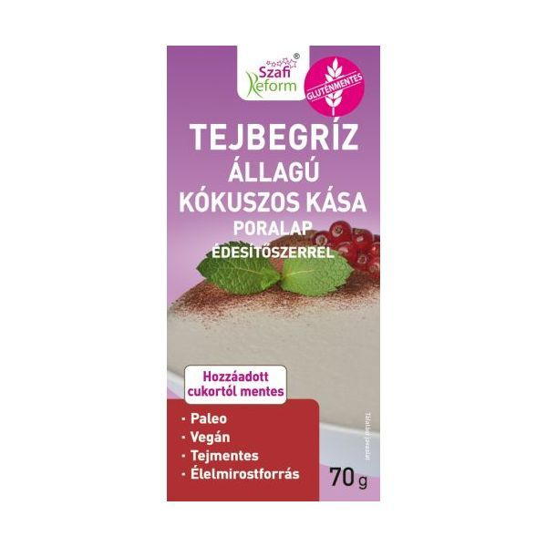 1777 Ft - Szafi Reform tejbegríz állagú kókuszos kása poralap 250g ... 1777 Ft - Szafi Reform tejbegríz állagú kókuszos kása poralap 250g ...