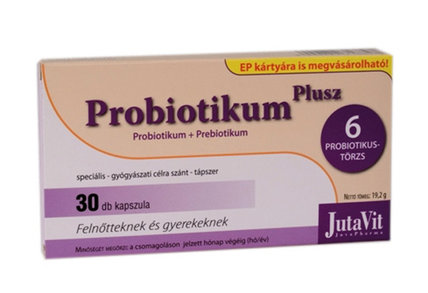 1409 Ft - JutaVit Probium 6 + Inulin kapszula 30db - Egészségpláza Budapest