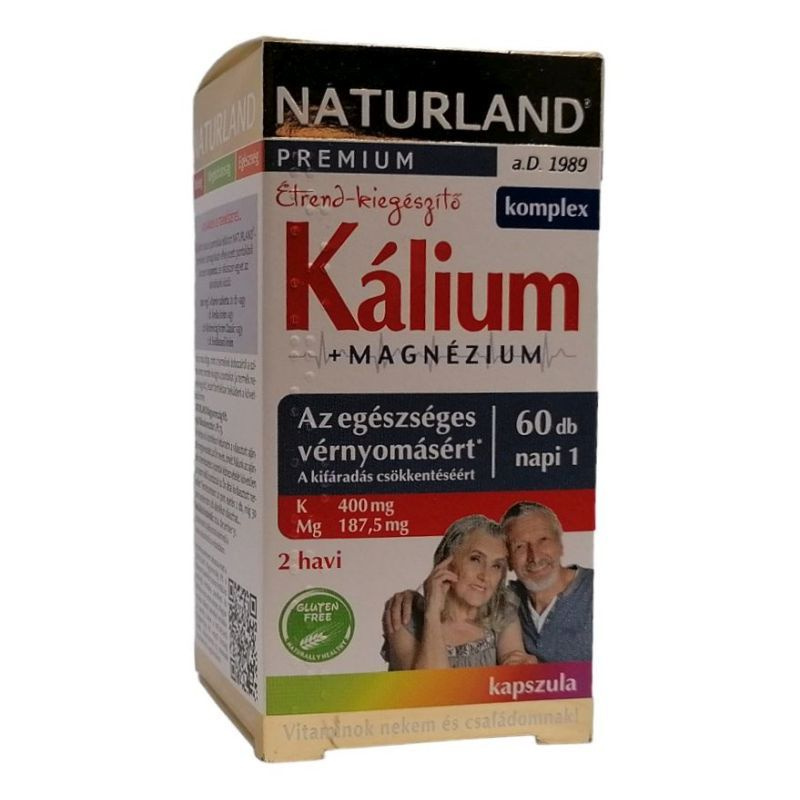 4003 Ft - Naturland kálium + magnézium kapszula 60db - Egészségpláza ...