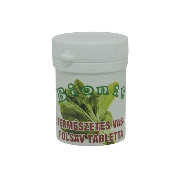 1194 Ft - Bionit természetes vas-folsav tabletta 90db - Egészségpláza ...