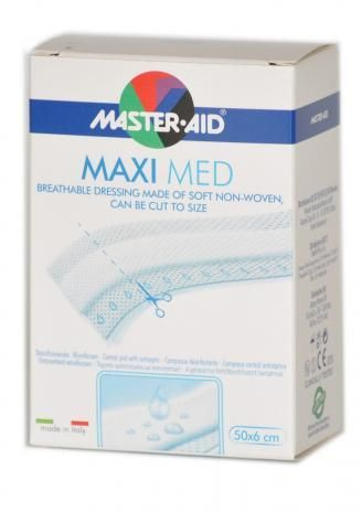 1252 Ft - Master-Aid Maxi Med 50x6 cm sebtapasz 1db - Egészségpláza ...