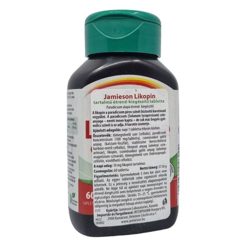 6697 Ft - Jamieson Lycopene (Likopin 10000 μg) kapszula 60db ...