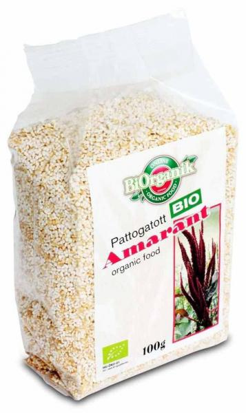 733 Ft - BiOrganik bio pattogatott amarant 100g - Egészségpláza Budapest